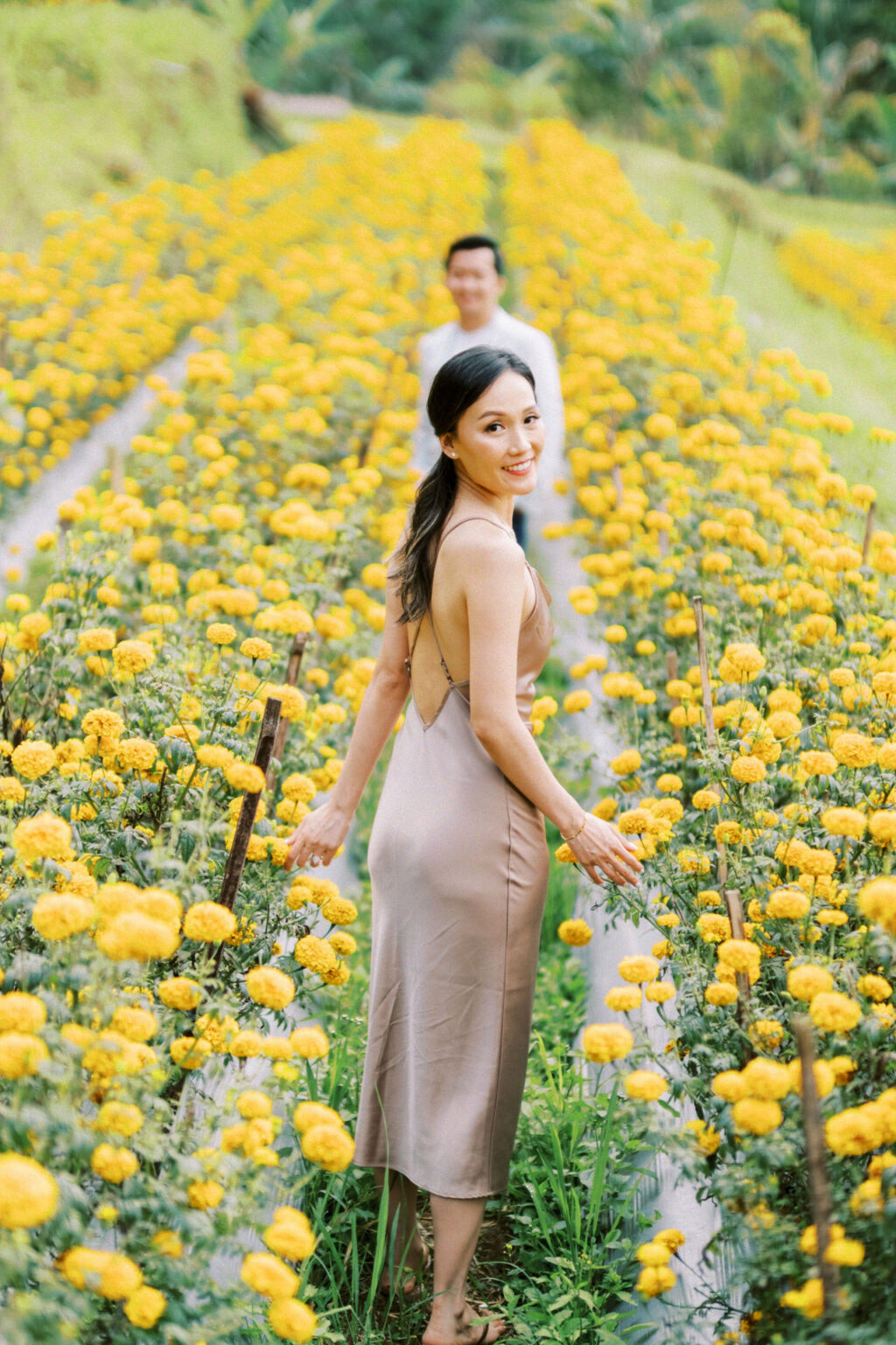 Bali Marigold Flower Fields Photography Routes